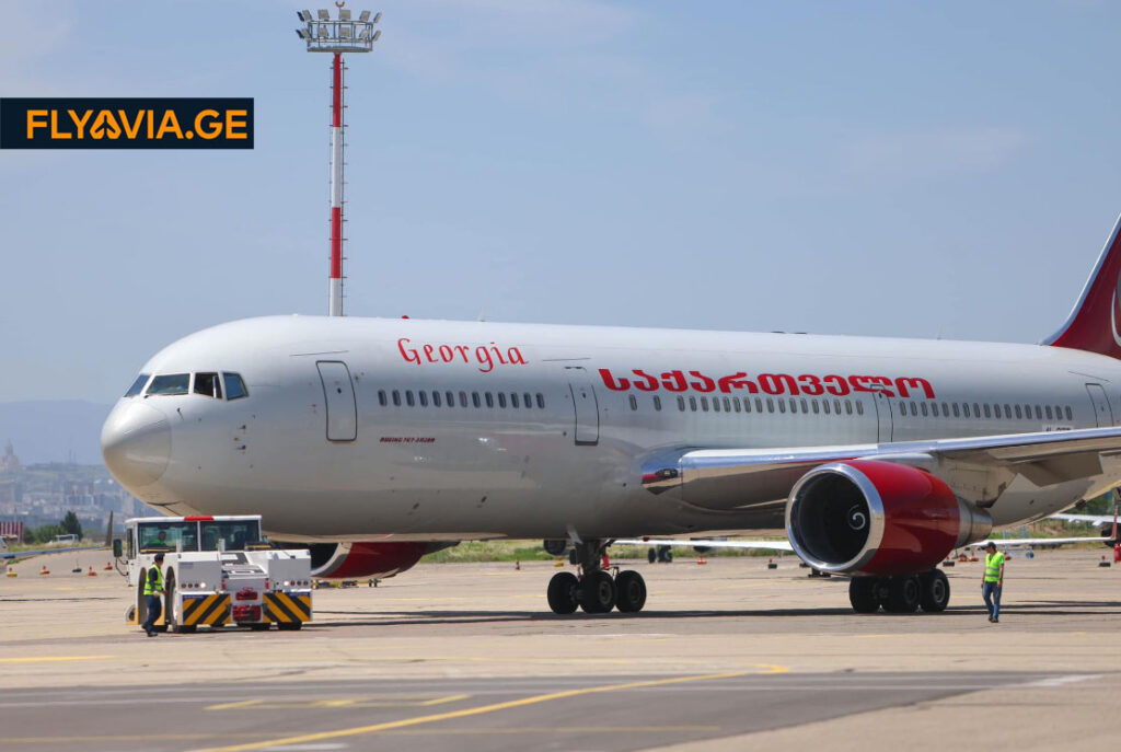 Georgian Airways -ს ახალი საჰაერო ხომალდი ყავს, რომელსაც 12 საათიანი ...